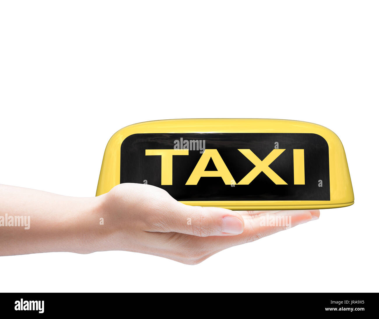 Taxi sign on Cut Out Stock Images & Pictures - Alamy