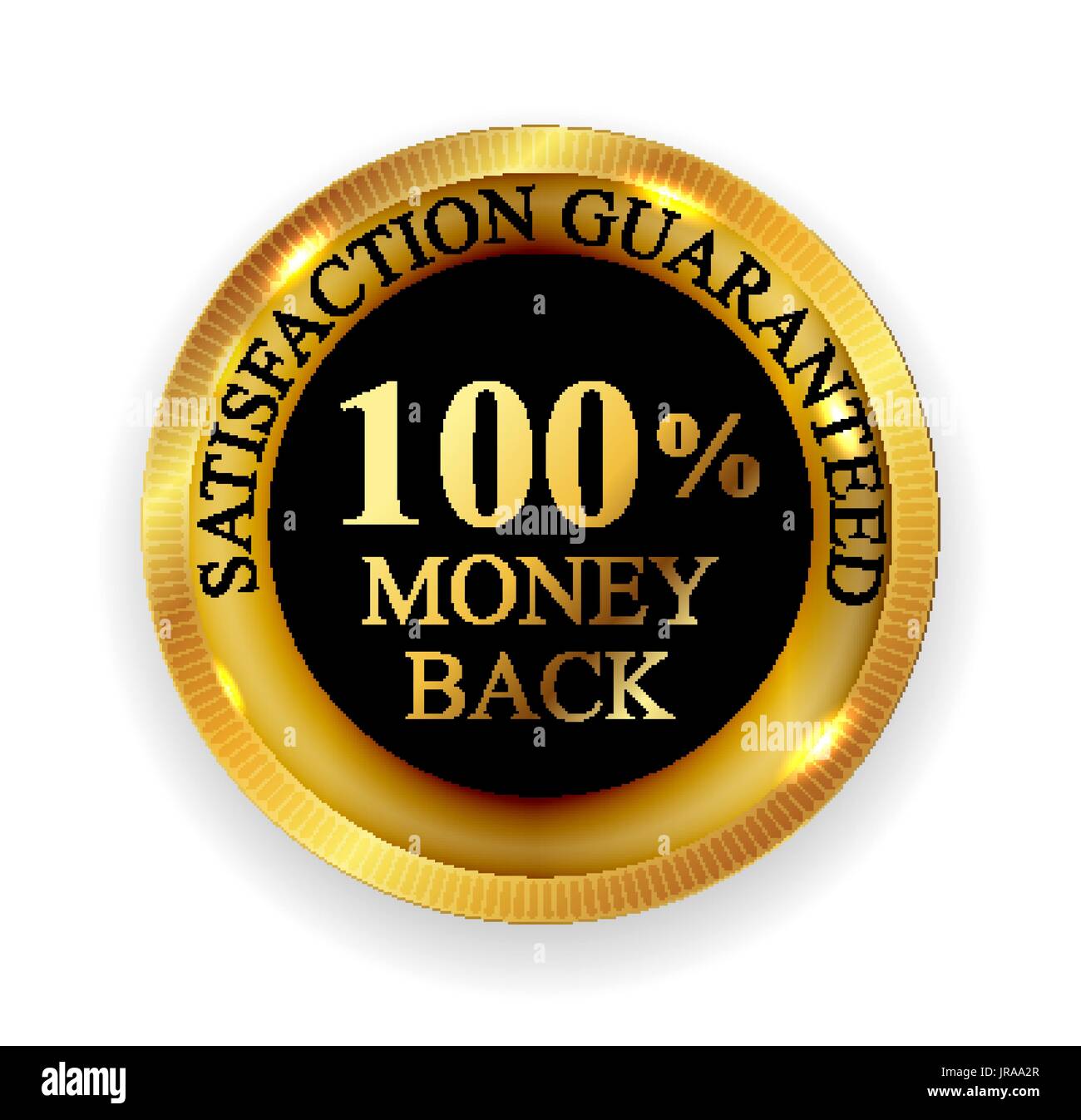 Money back guarantee ribbon Stock Vector Images - Alamy