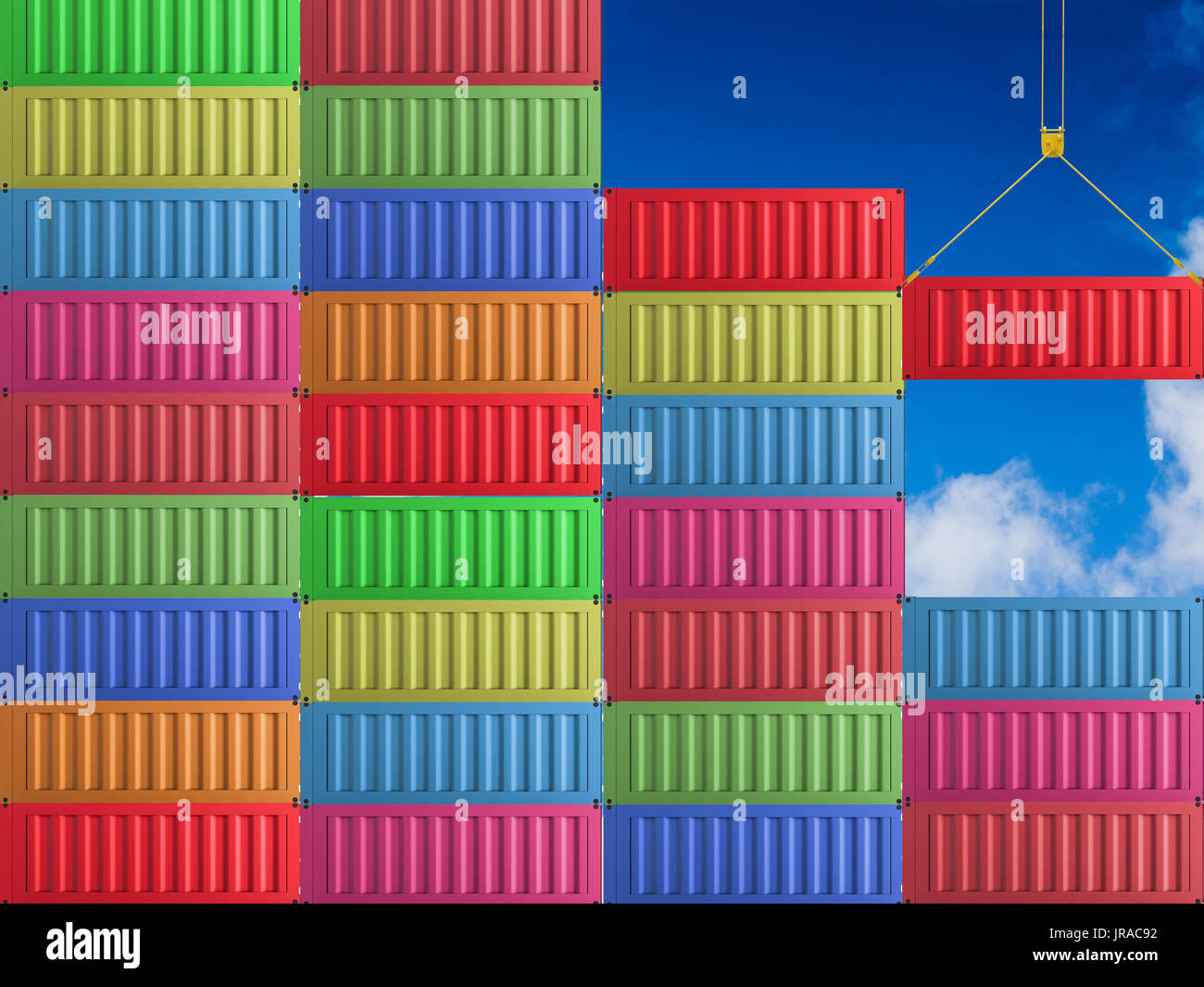 Hanging containers hi-res stock photography and images - Alamy