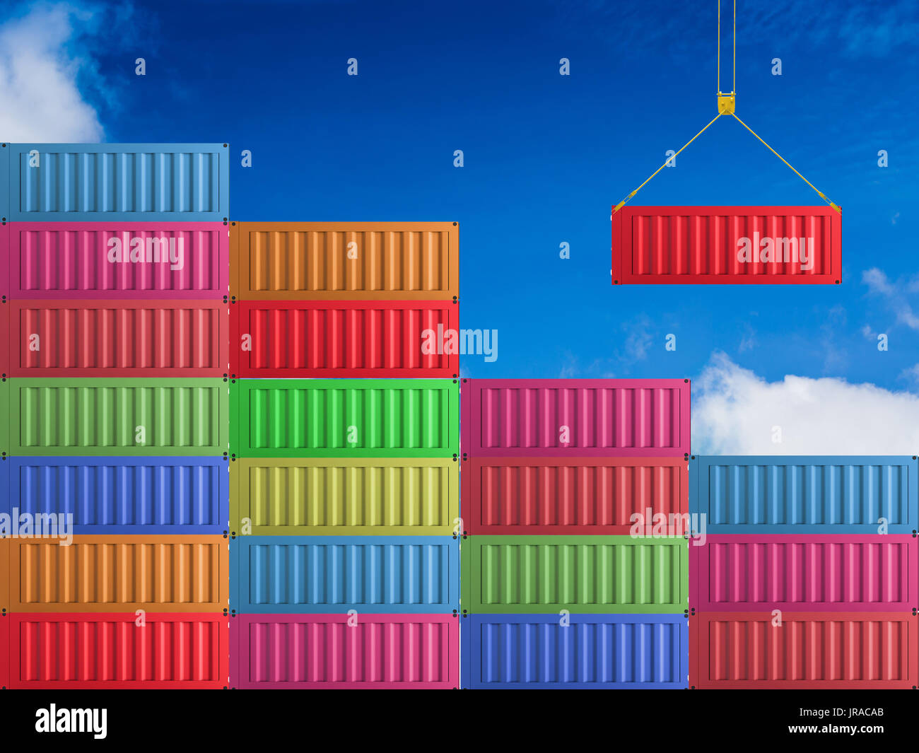 Hanging containers hi-res stock photography and images - Alamy