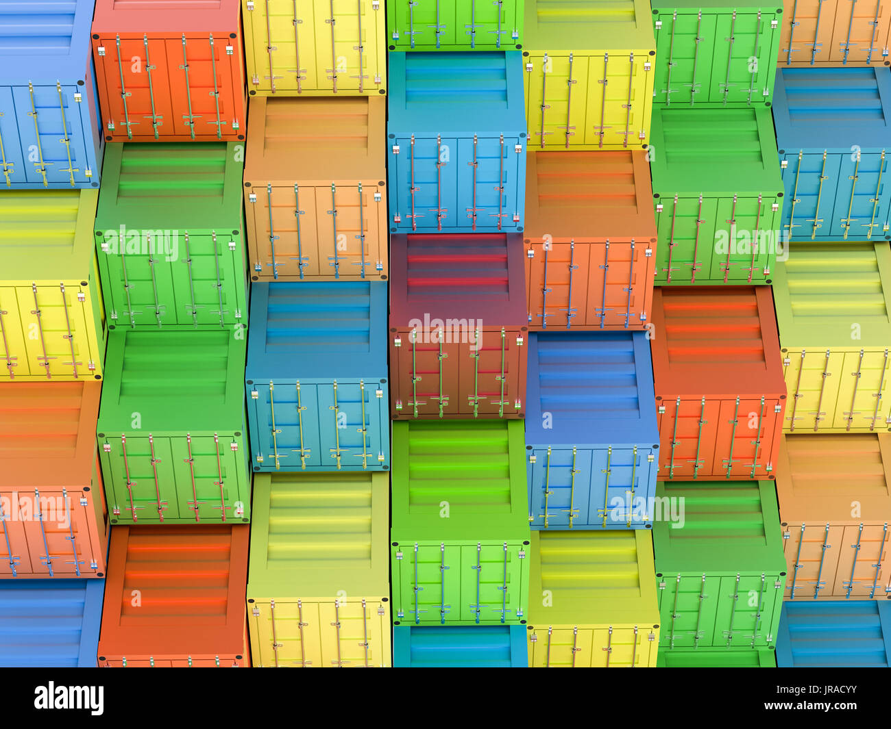 Colorful containers hi-res stock photography and images - Alamy