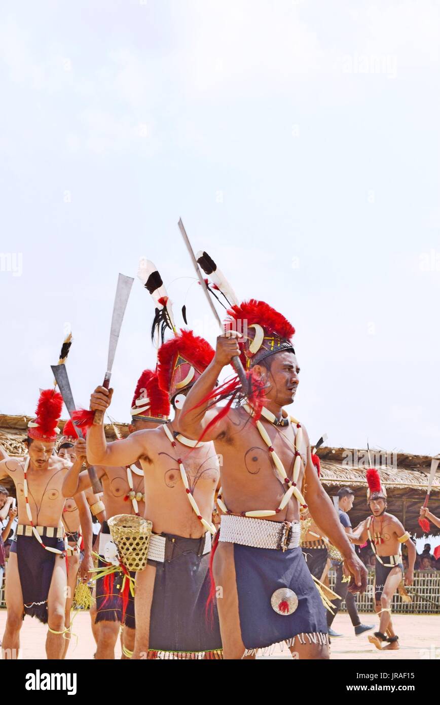Naga warrior dance hi-res stock photography and images - Alamy