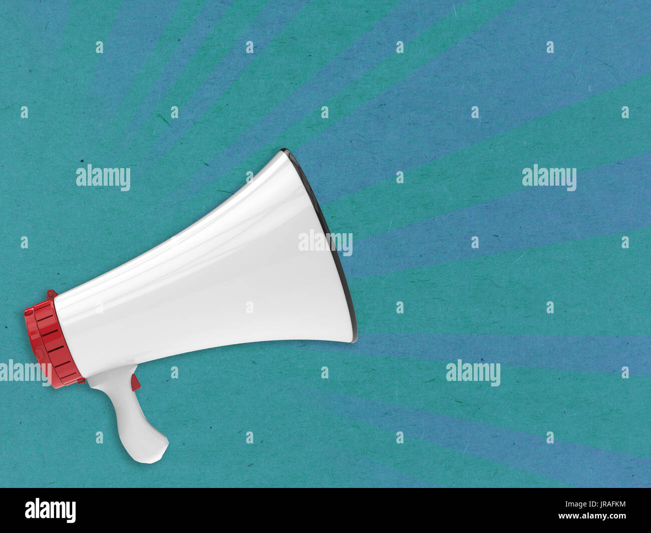 3d rendering megaphone calling with ray on green background Stock Photo ...