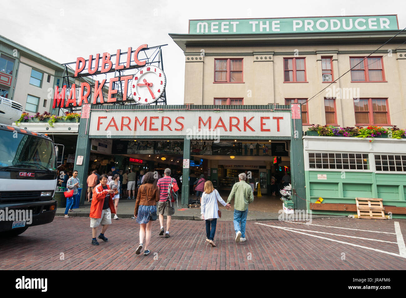 Pike Place Market, Seattle, Washington, US Stock Photo - Alamy