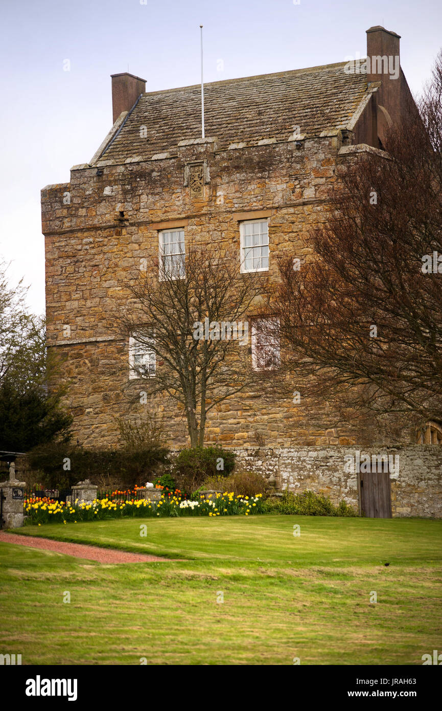 Elsdon Tower - Vicar's Pele, Elsdon, Northumberland Stock Photo - Alamy