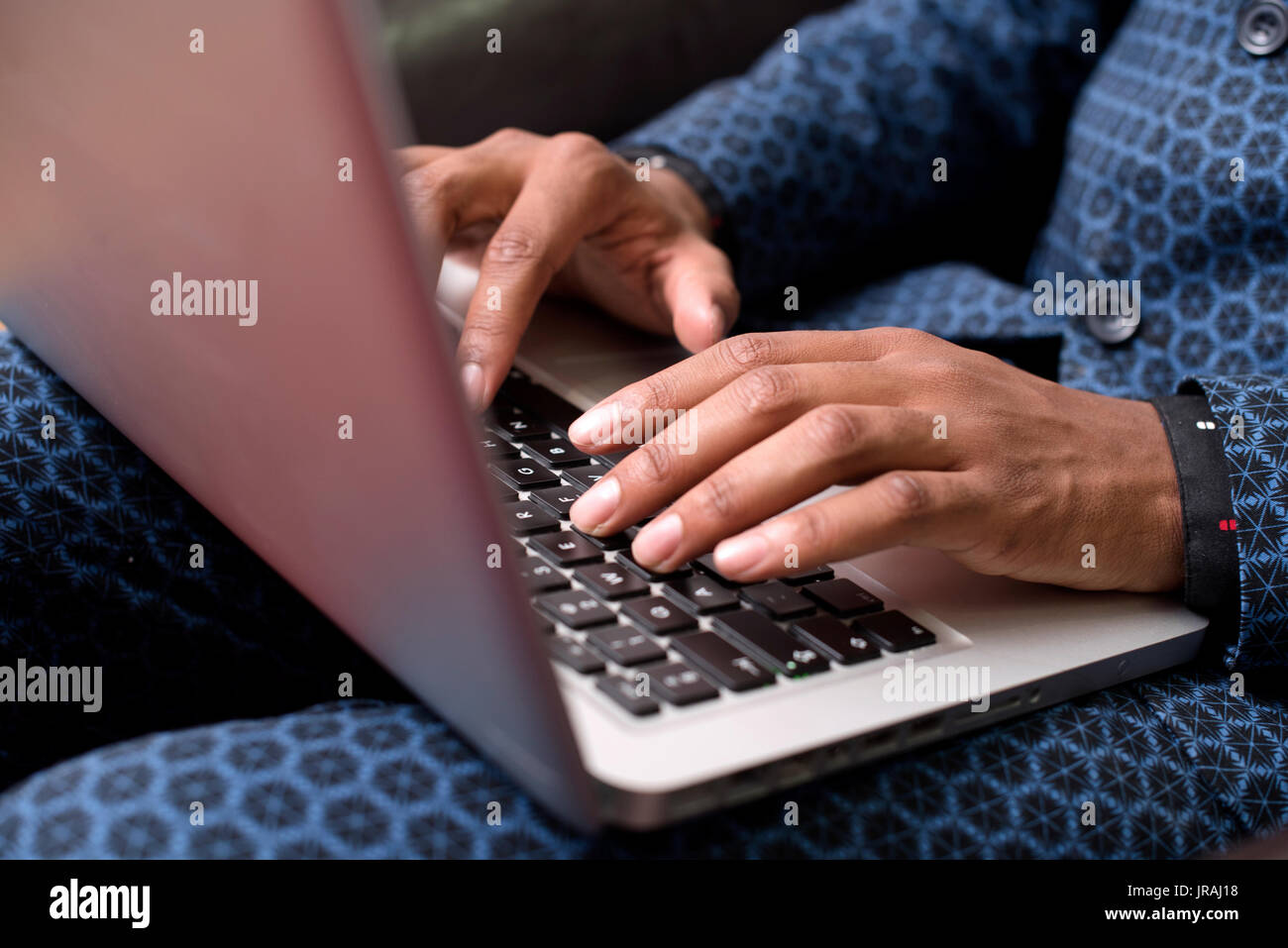 Business man typing hi-res stock photography and images - Alamy