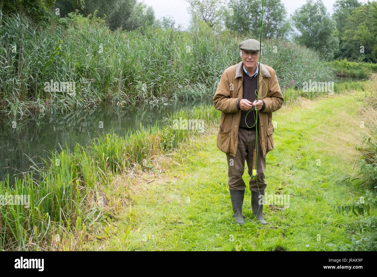 Trout fishing river test hi-res stock photography and images - Alamy