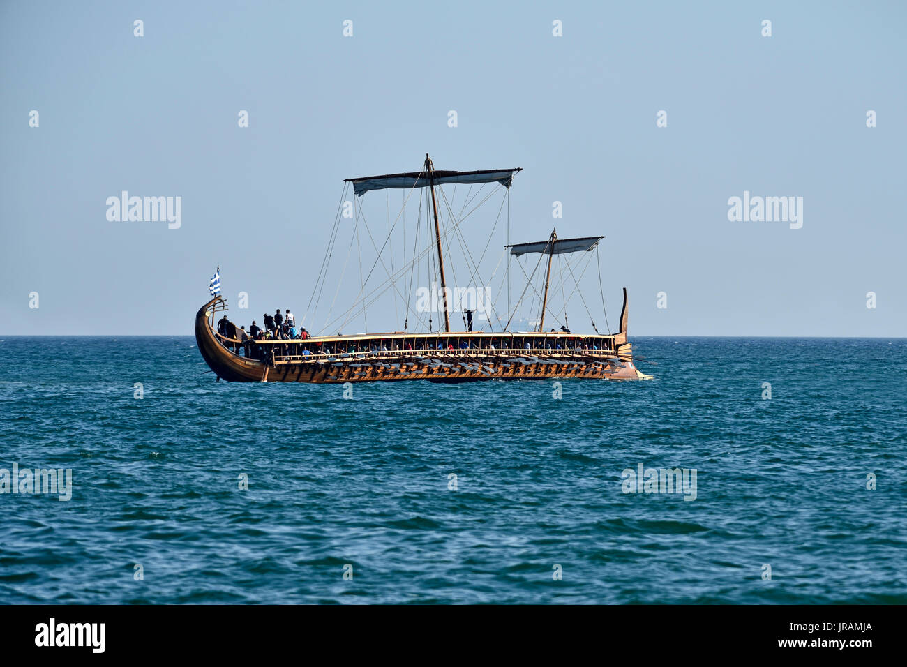 Greek trireme ship hi-res stock photography and images - Alamy