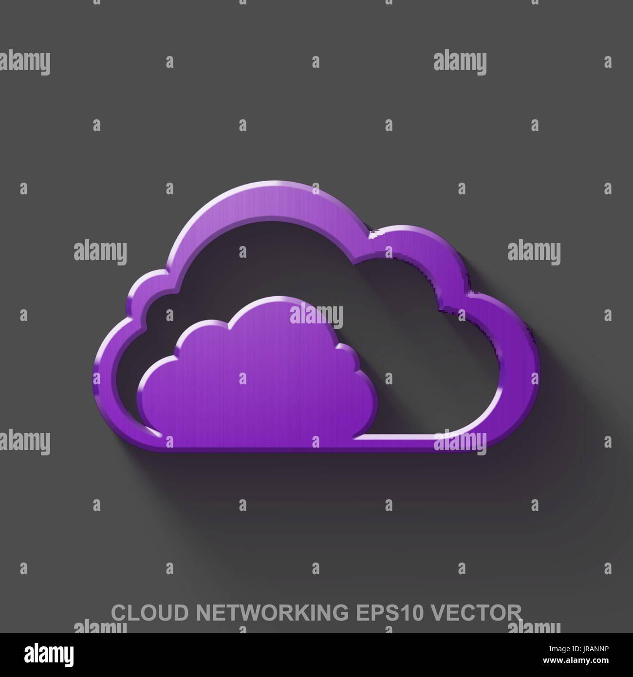 Flat metallic cloud technology hi-res stock photography and images - Alamy