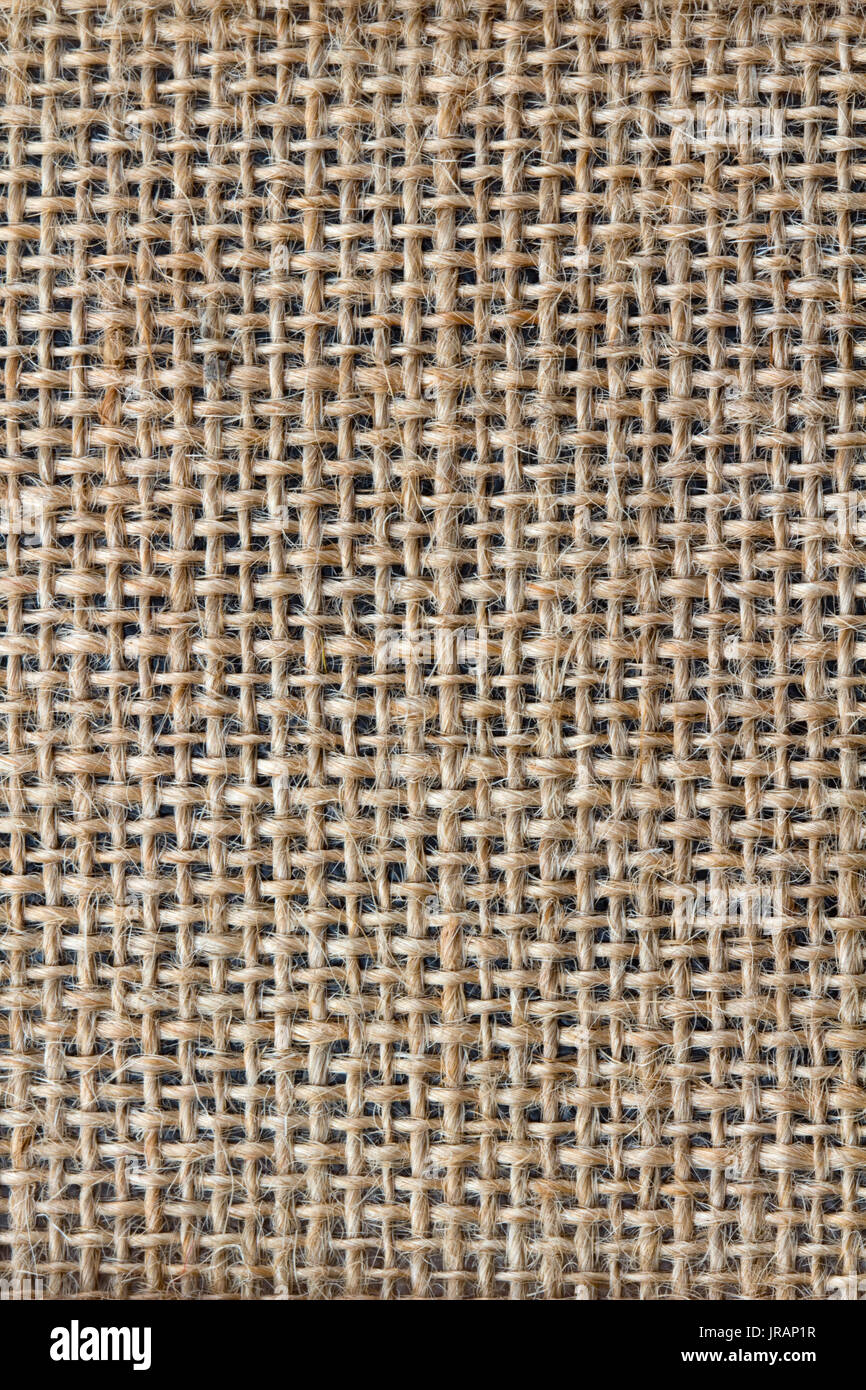 Closeup image showing the texture of hessian material Stock Photo - Alamy