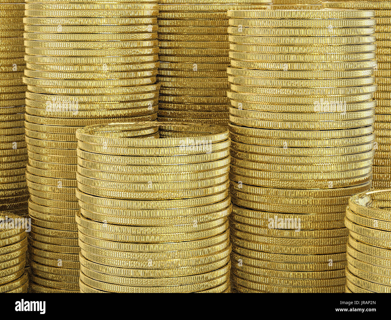 stack of gold coins background Stock Photo - Alamy