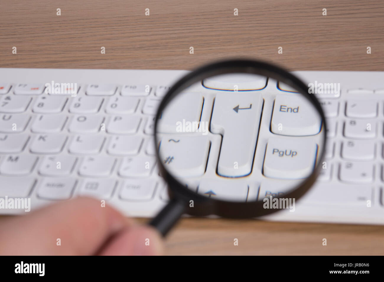 Enlarged glass hi-res stock photography and images - Alamy