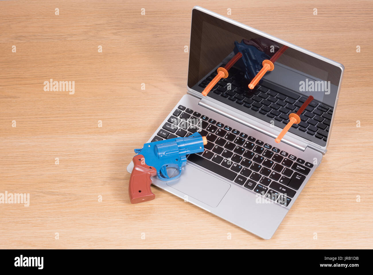 Keyboard pistol hi-res stock photography and images - Alamy