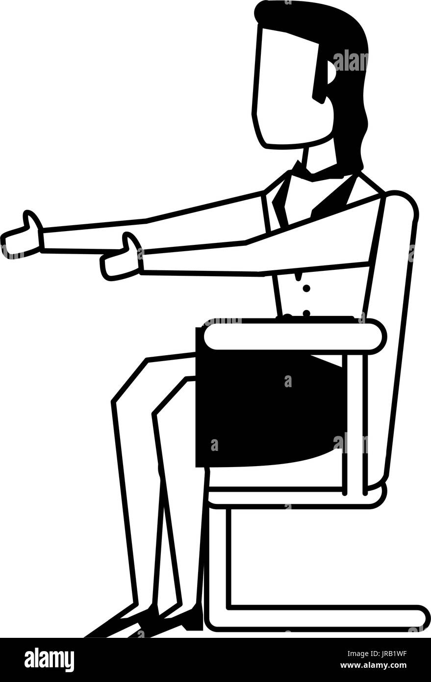 Sitting down Stock Vector Images - Alamy