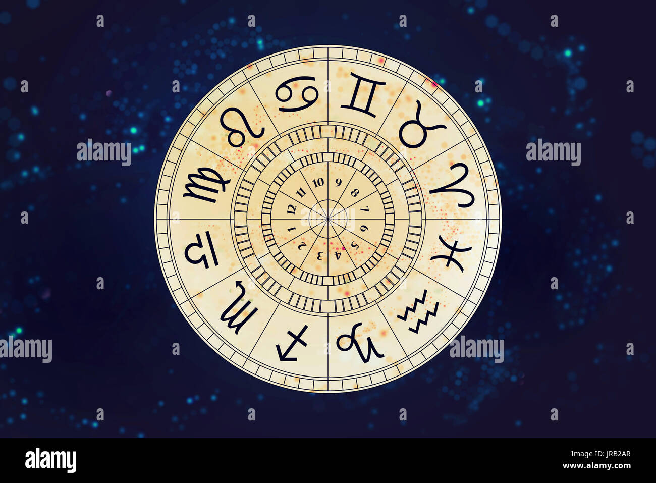 Zodiac astrology signs for horoscope, simple lineart illustration Stock ...
