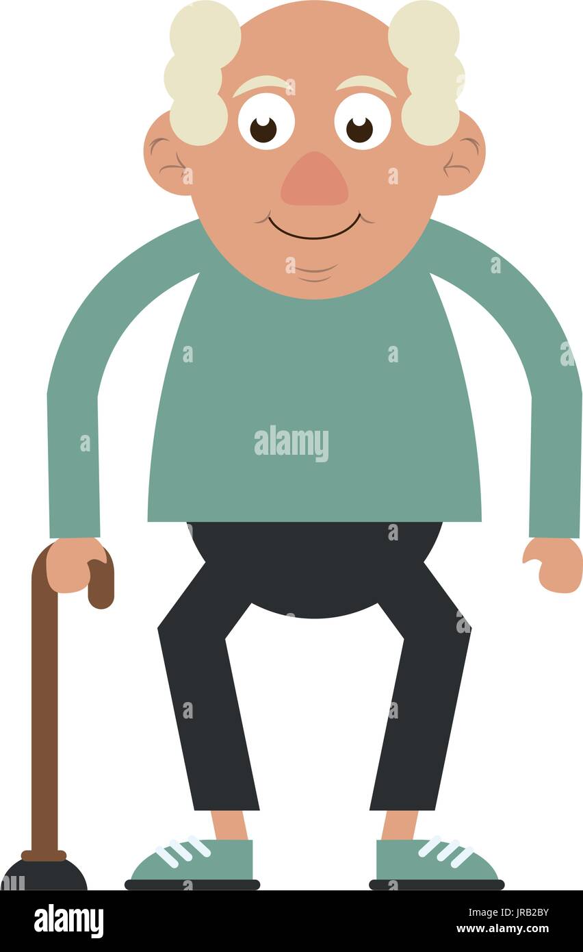 cute elderly person icon image Stock Vector Image & Art - Alamy