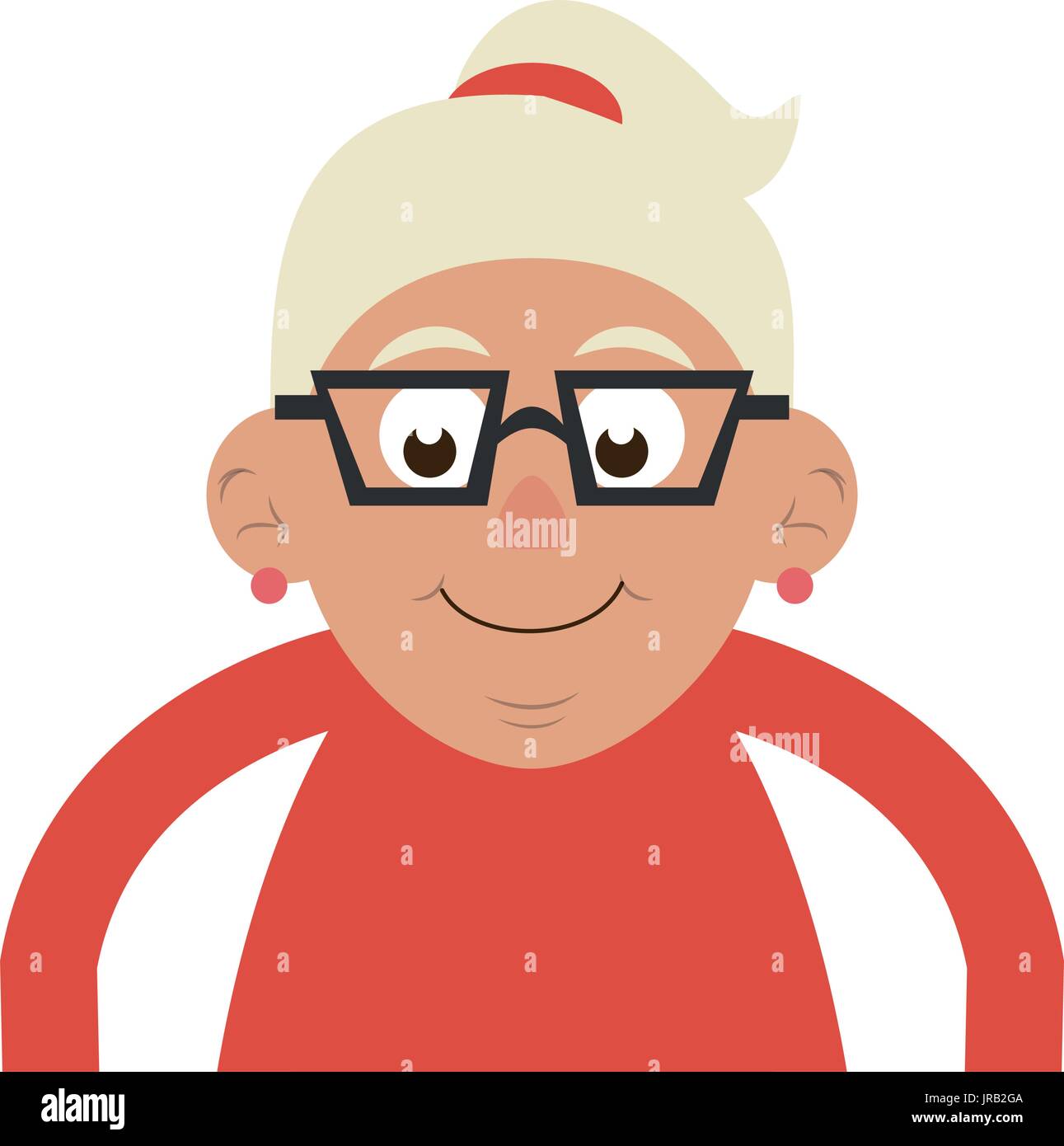 cute elderly person icon image Stock Vector Image & Art - Alamy