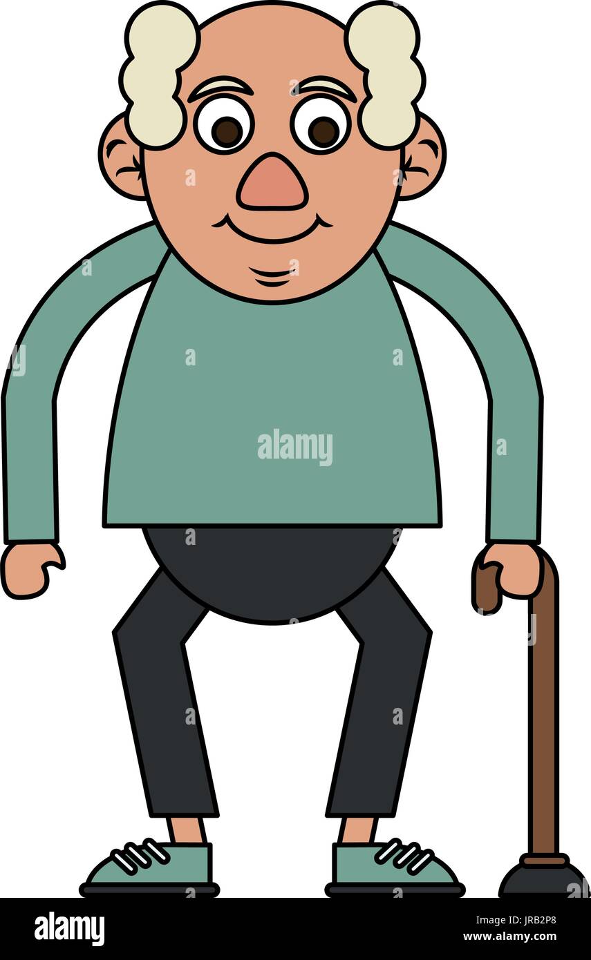 cute elderly person icon image Stock Vector Image & Art - Alamy