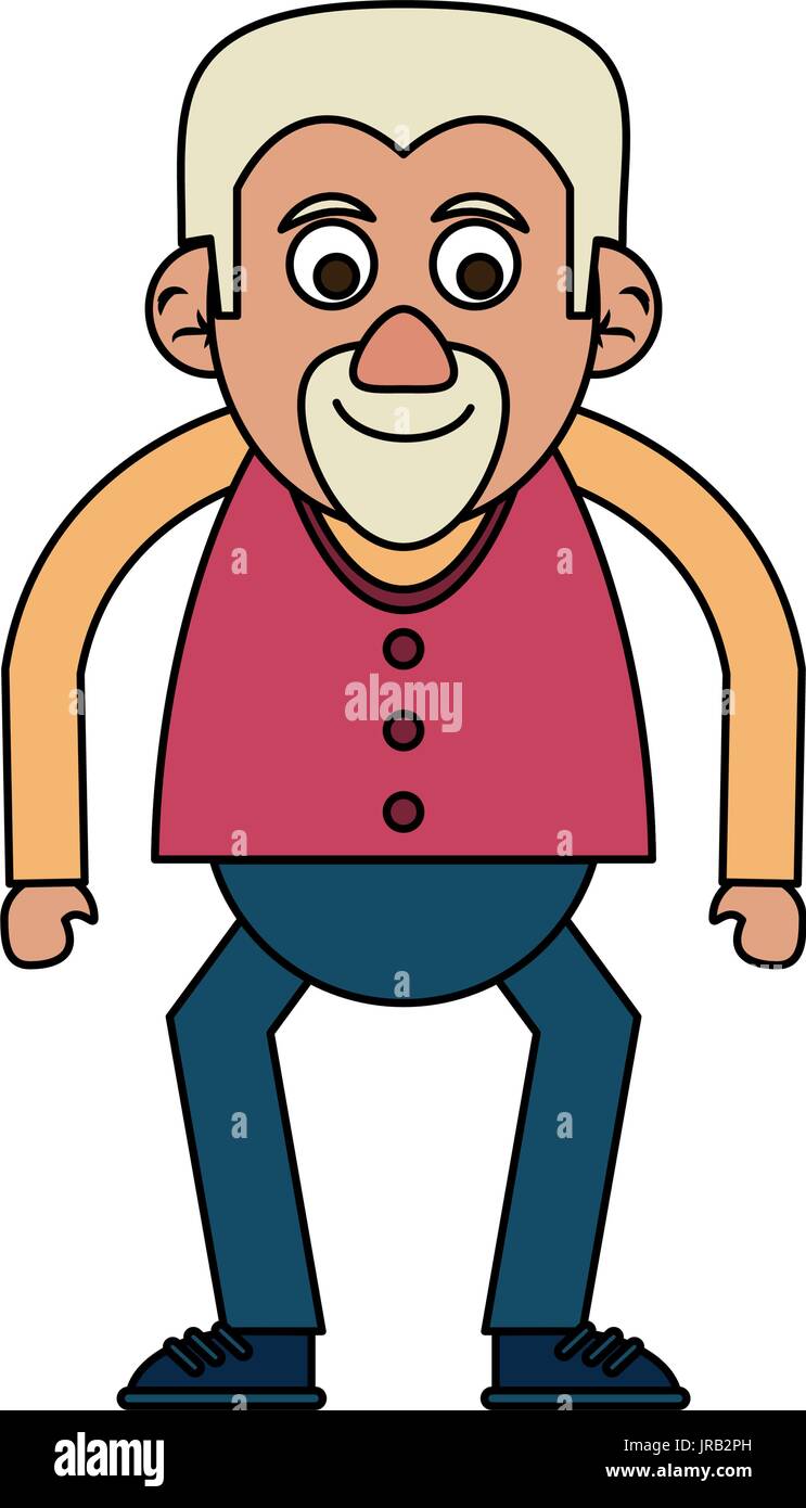 cute elderly person icon image Stock Vector Image & Art - Alamy