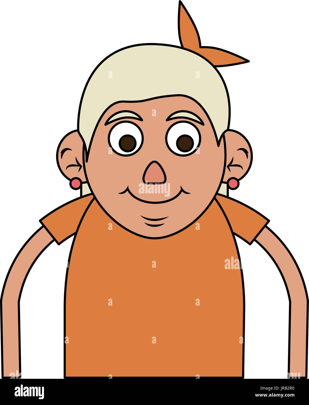 cute elderly person icon image Stock Vector Image & Art - Alamy