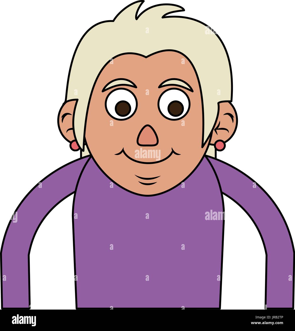 cute elderly person icon image Stock Vector Image & Art - Alamy