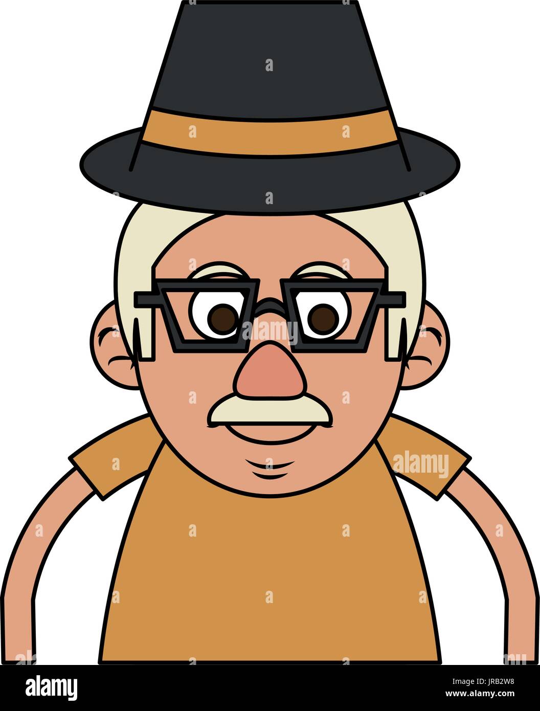 cute elderly person icon image Stock Vector Image & Art - Alamy