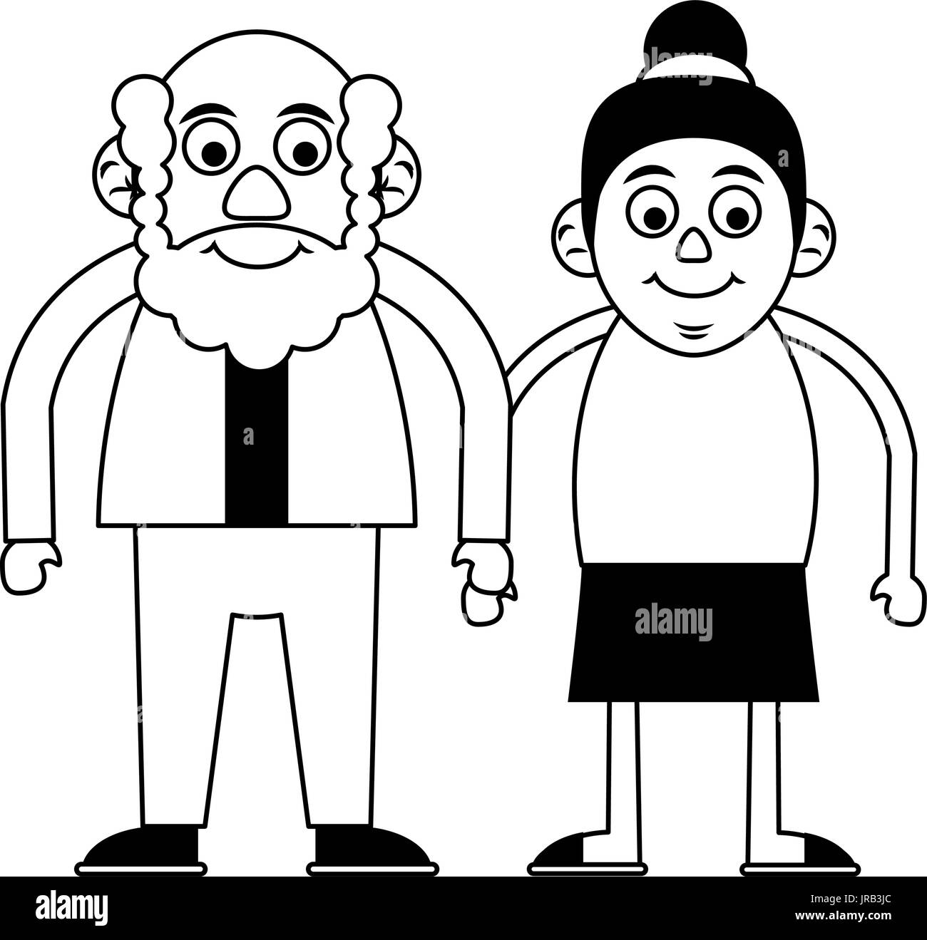 cute elderly people icon image Stock Vector Image & Art - Alamy