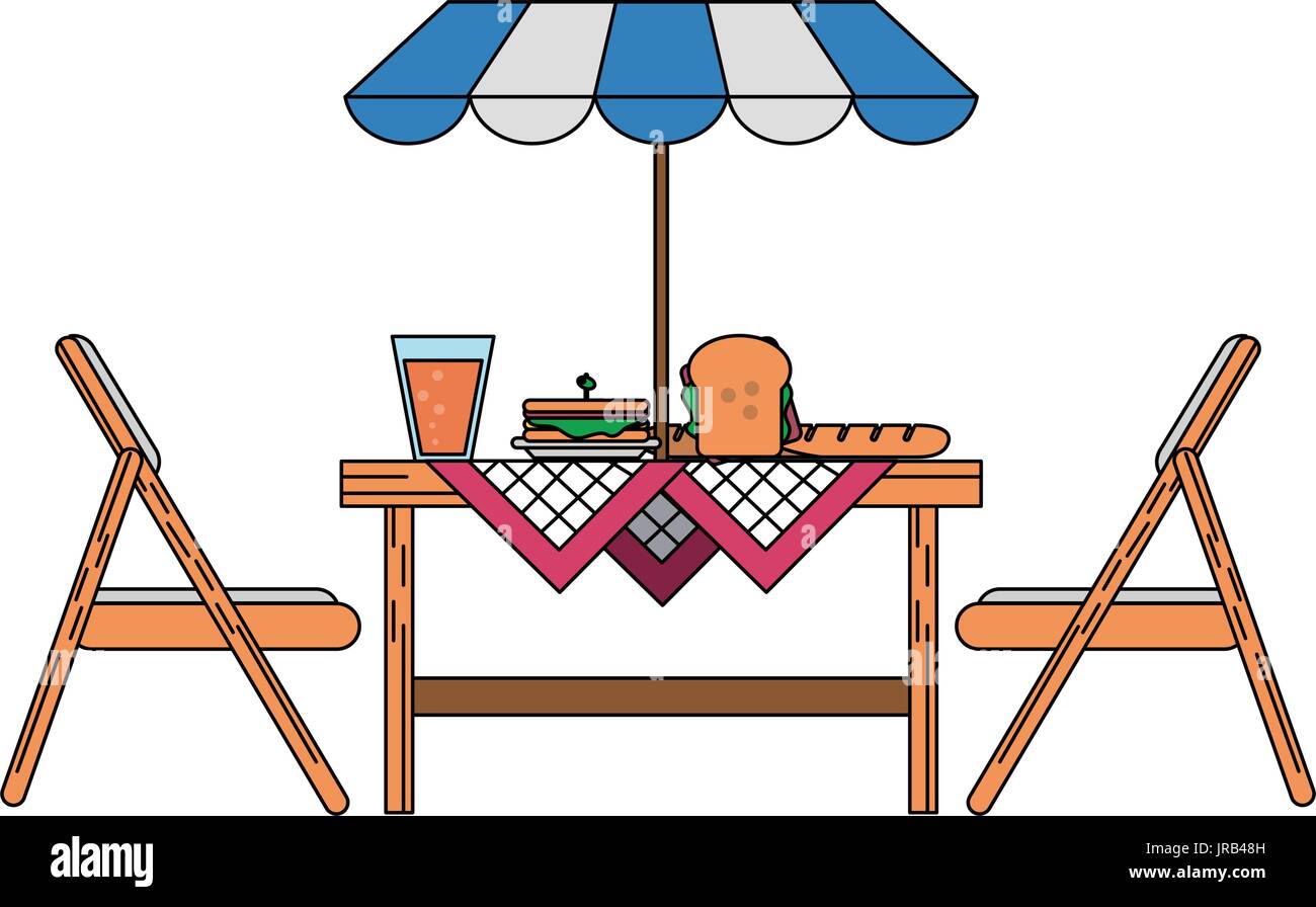 Outdoor patio wooden fence Stock Vector Images - Alamy