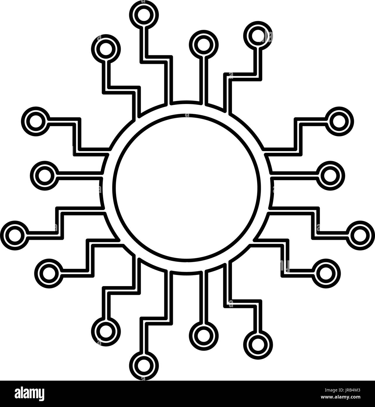 Cpu microprocessor Stock Vector Images - Alamy