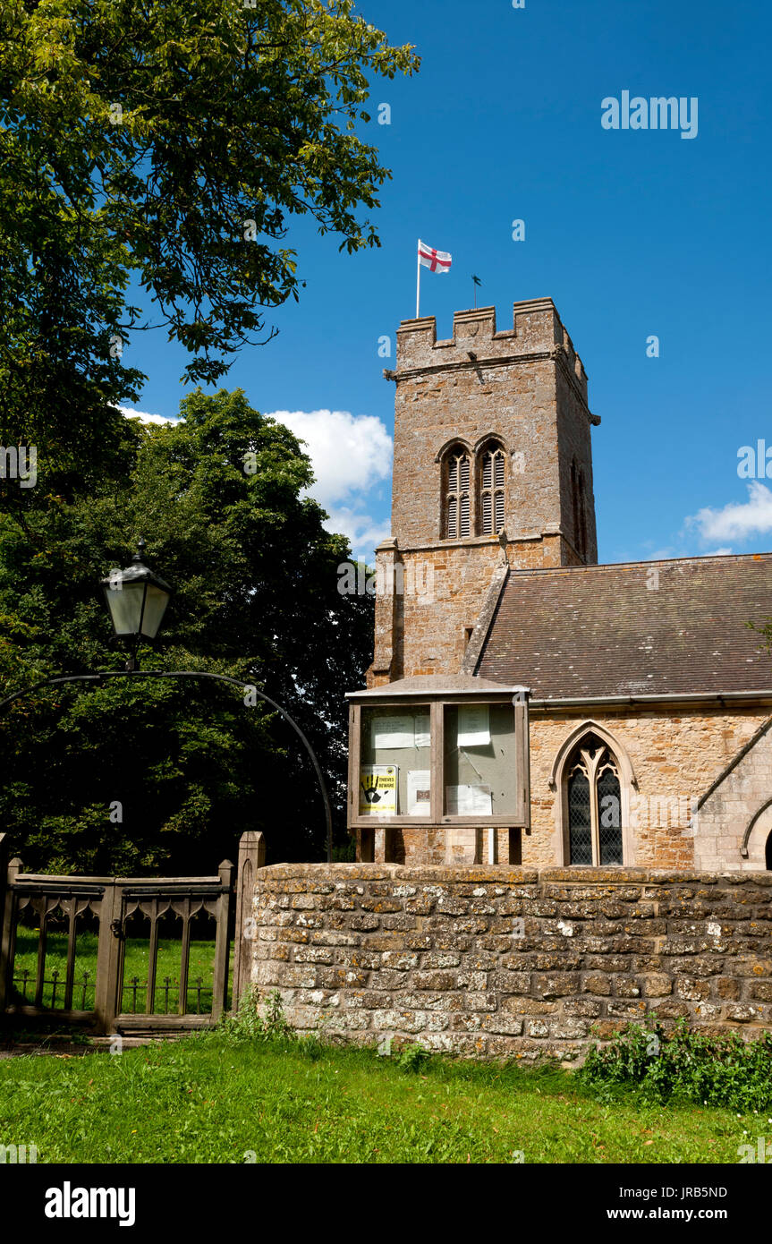 St. Botolph`s Church, Stoke Albany, Northamptonshire, England, UK Stock ...