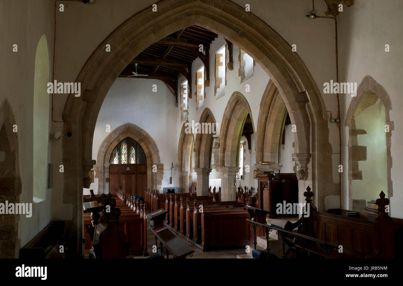 St. Botolph`s Church, Stoke Albany, Northamptonshire, England, UK Stock ...