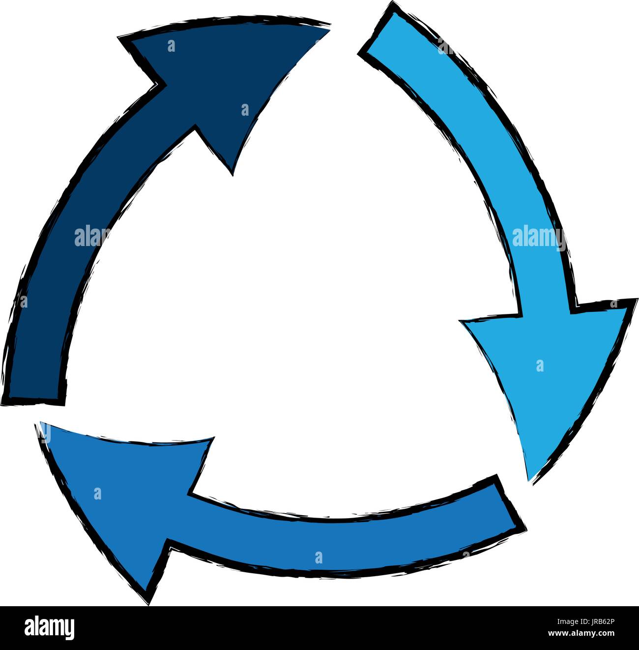 arrows around circle direction abstract Stock Vector Image & Art - Alamy