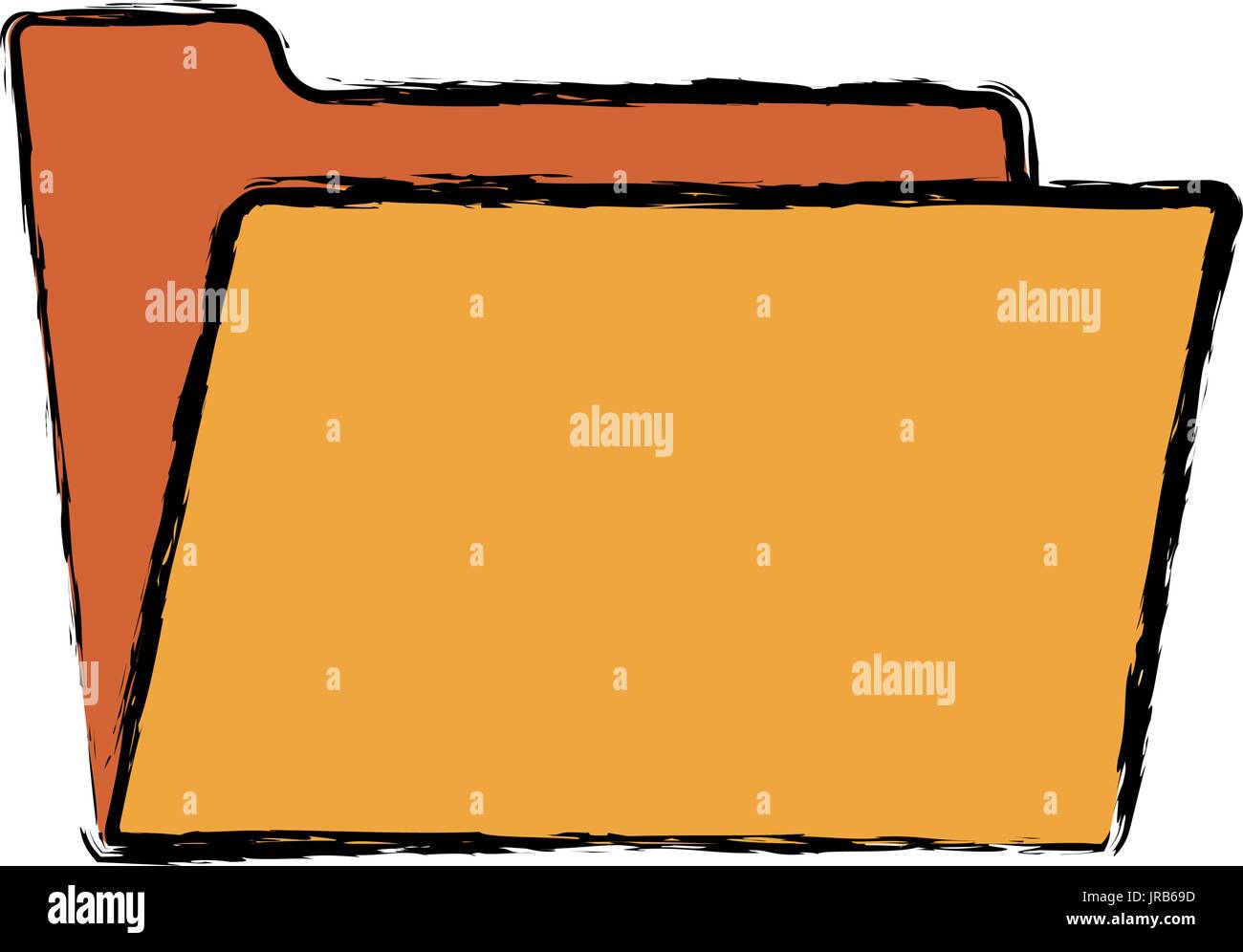 empty folder archive office supply icon Stock Vector Image & Art - Alamy