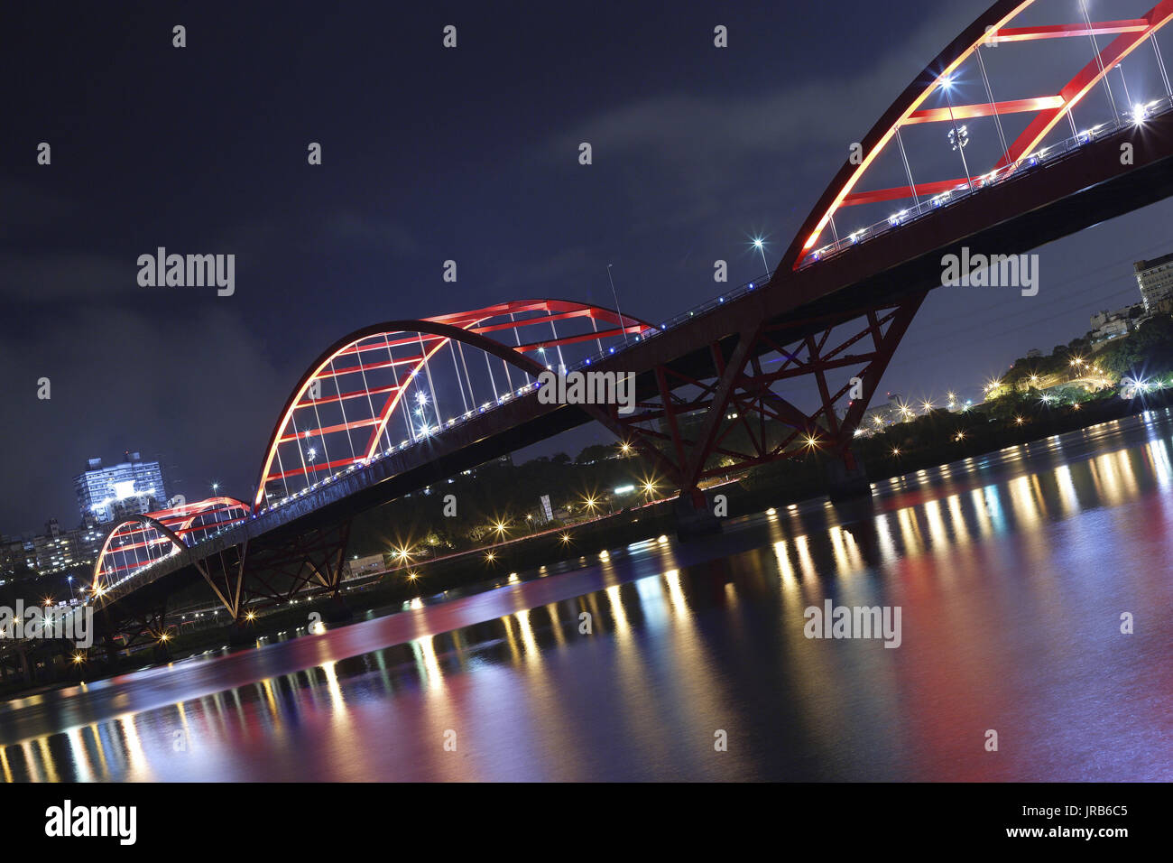Bridge River Guandu Bridge Taipei High Resolution Stock Photography and ...