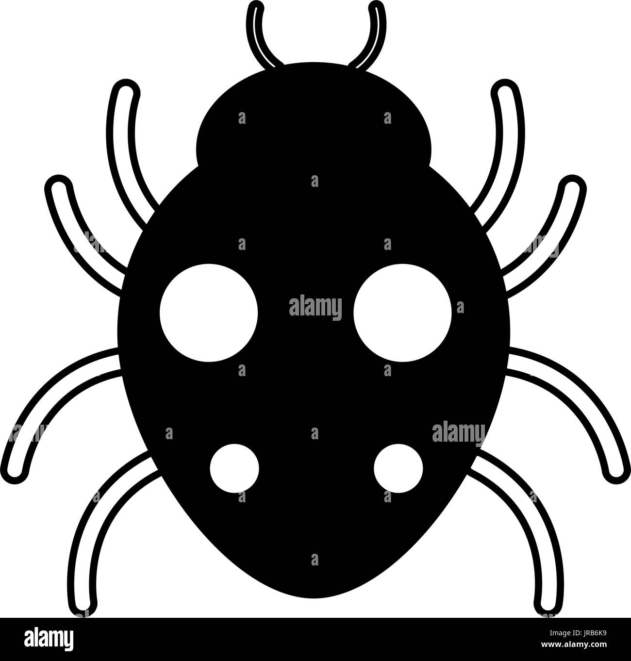 bug sign icon virus symbol software bug error disinfection Stock Vector ...