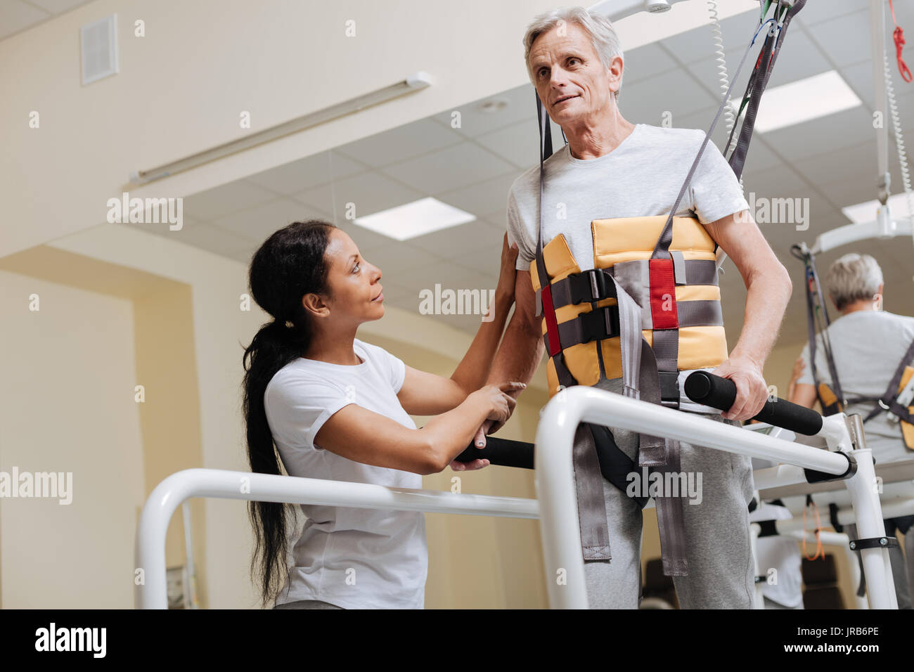 Old generation looking forward hi-res stock photography and images - Alamy