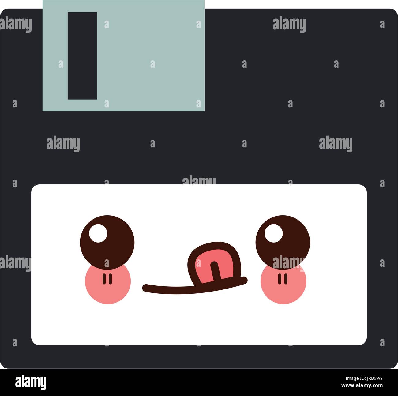 kawaii floppy disk data device storage Stock Vector Image & Art - Alamy