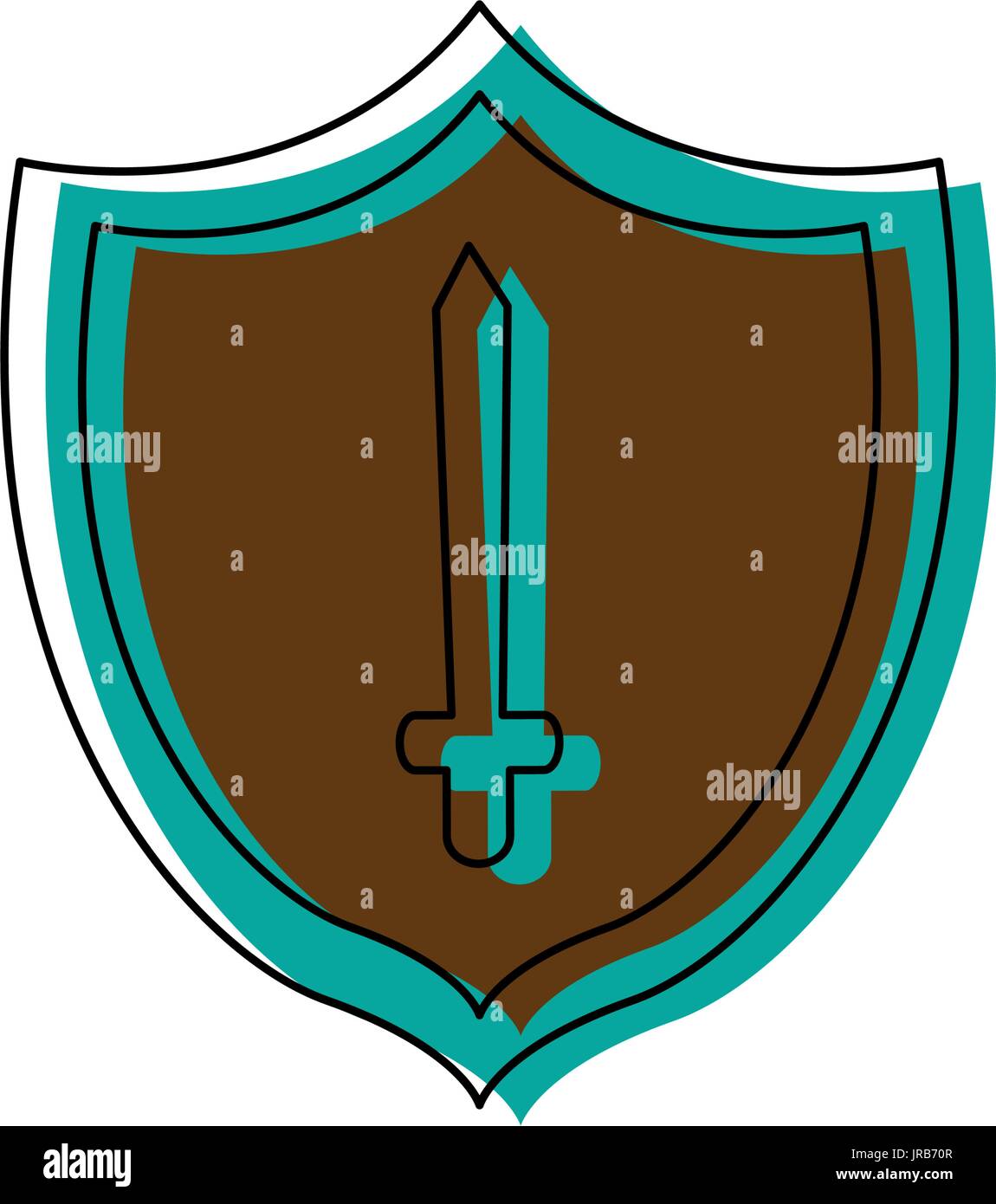 protection shield concept safety privacy security Stock Vector Image ...