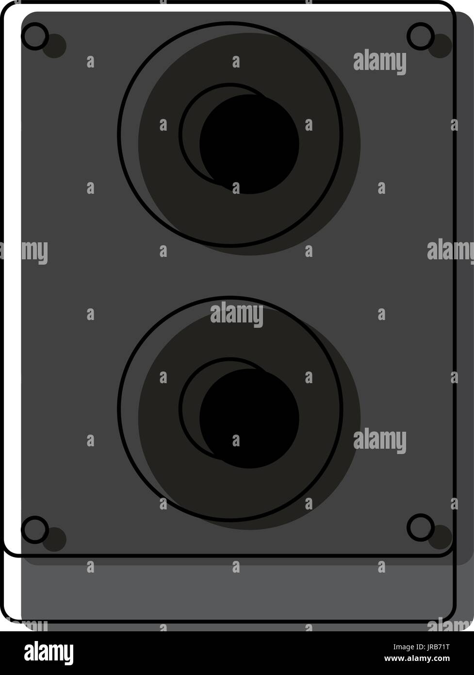 audio speaker subwoofer music system Stock Vector Image & Art - Alamy