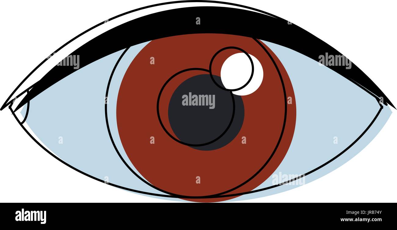 technology concept human eye virtual Stock Vector Image & Art - Alamy