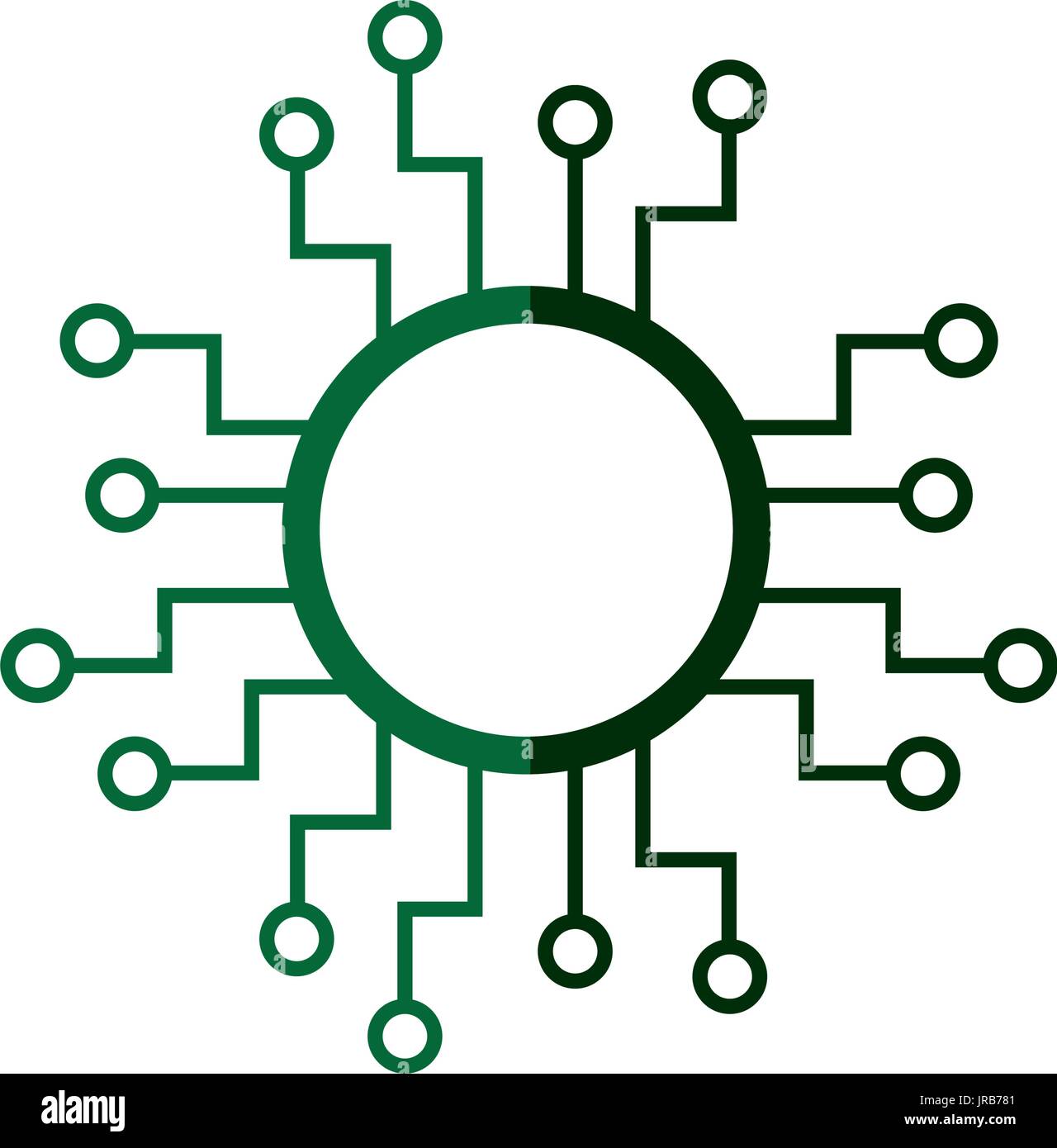 cpu microprocessor circuit board connect Stock Vector Image & Art - Alamy