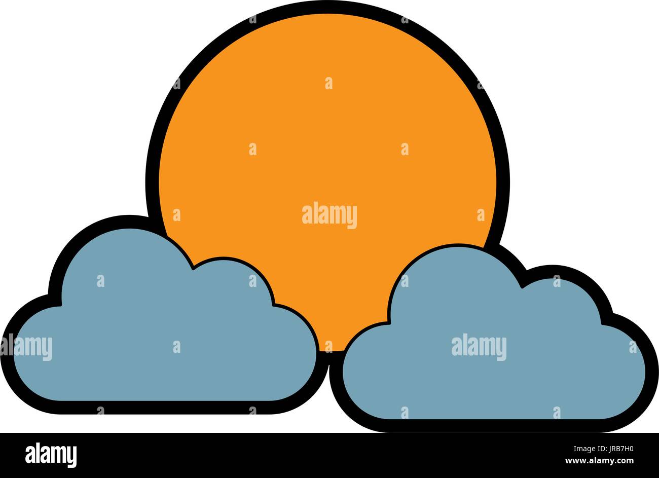 sun clouds weather forecast climate sky Stock Vector Image & Art - Alamy