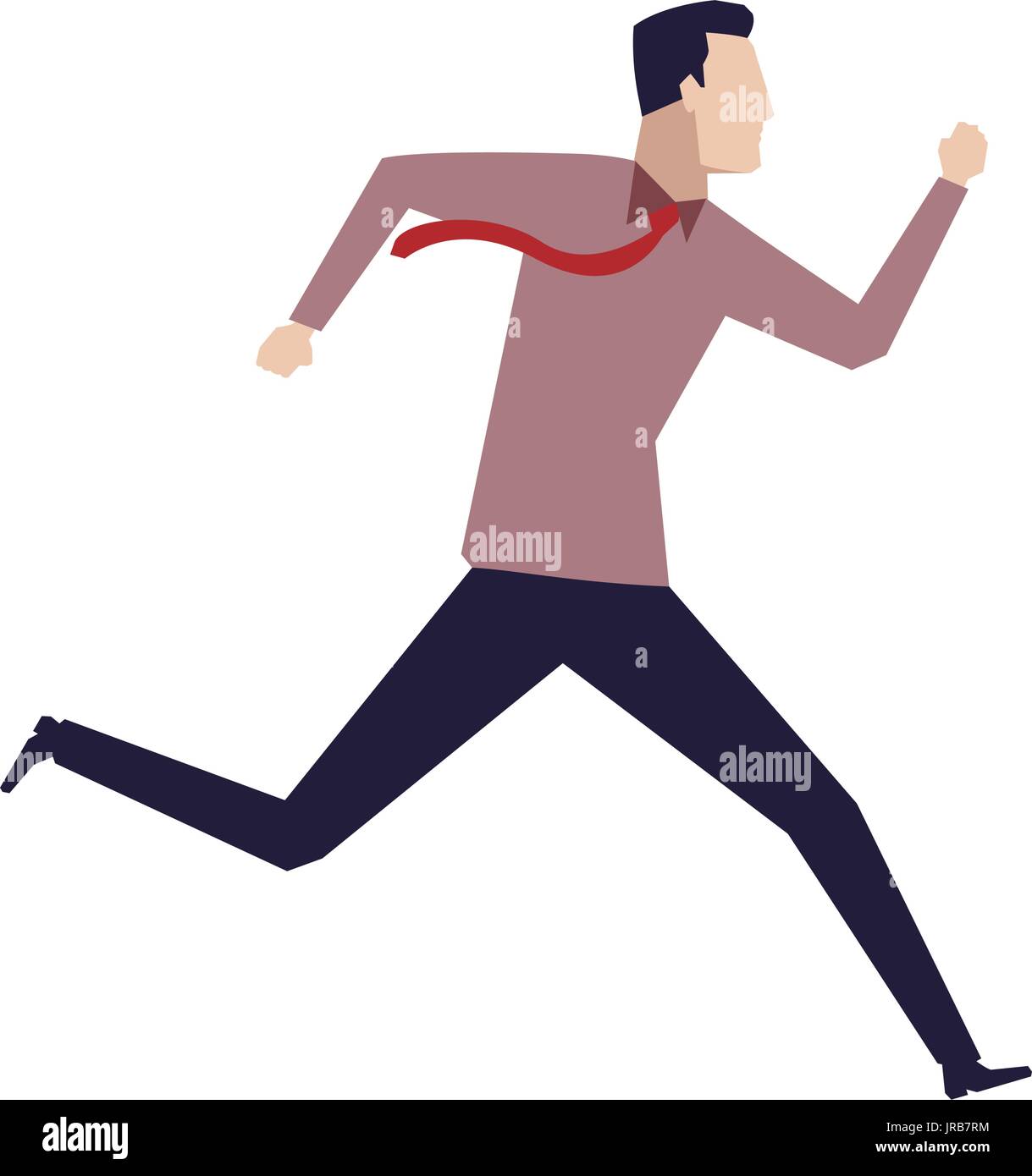 businessman running energetic dynamic concept Stock Vector Image & Art ...