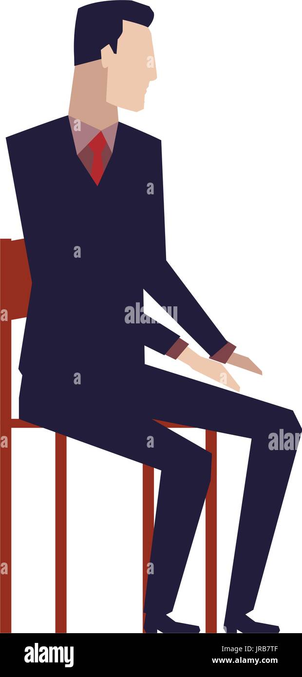 Sitting relaxing break Stock Vector Images - Alamy