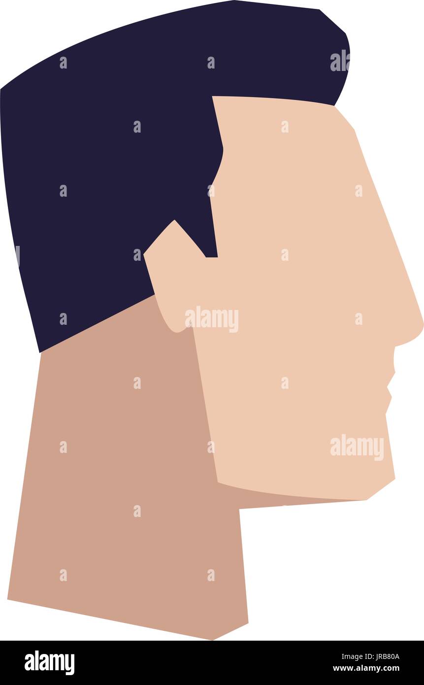 business man side view office worker manager Stock Vector Image & Art ...