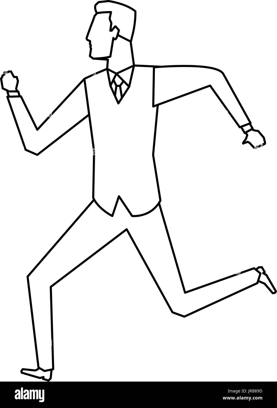 businessman running energetic dynamic concept Stock Vector Image & Art - Alamy