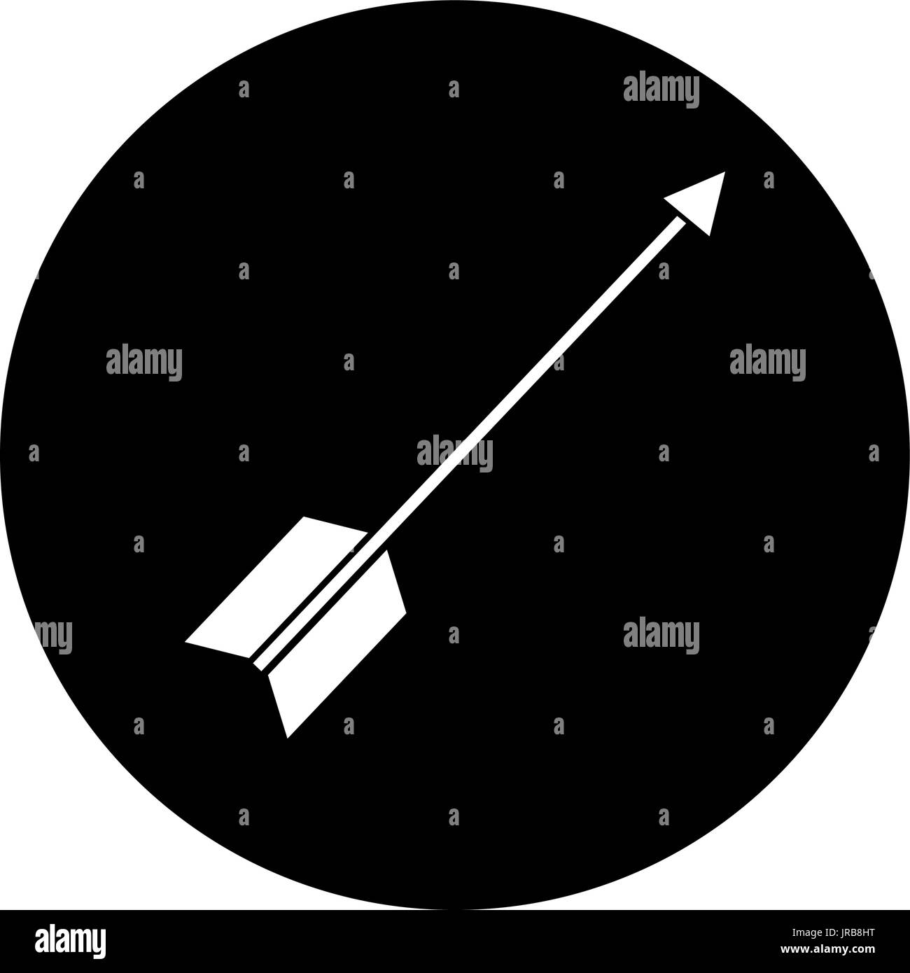 arrow targeting exact business concept goal achievement Stock Vector ...