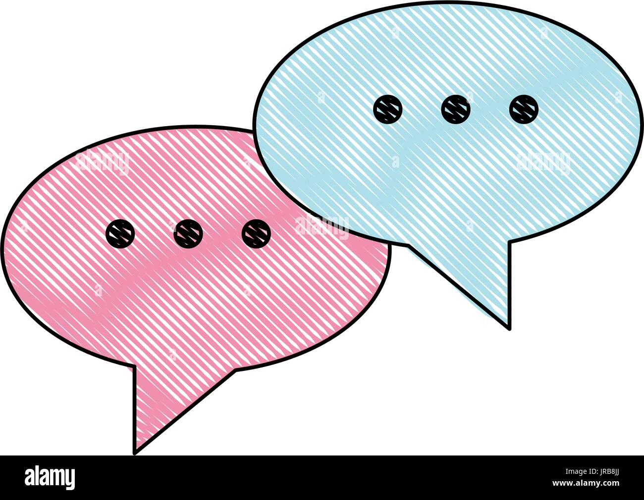 speech bubbles chat comment message image Stock Vector Image & Art - Alamy