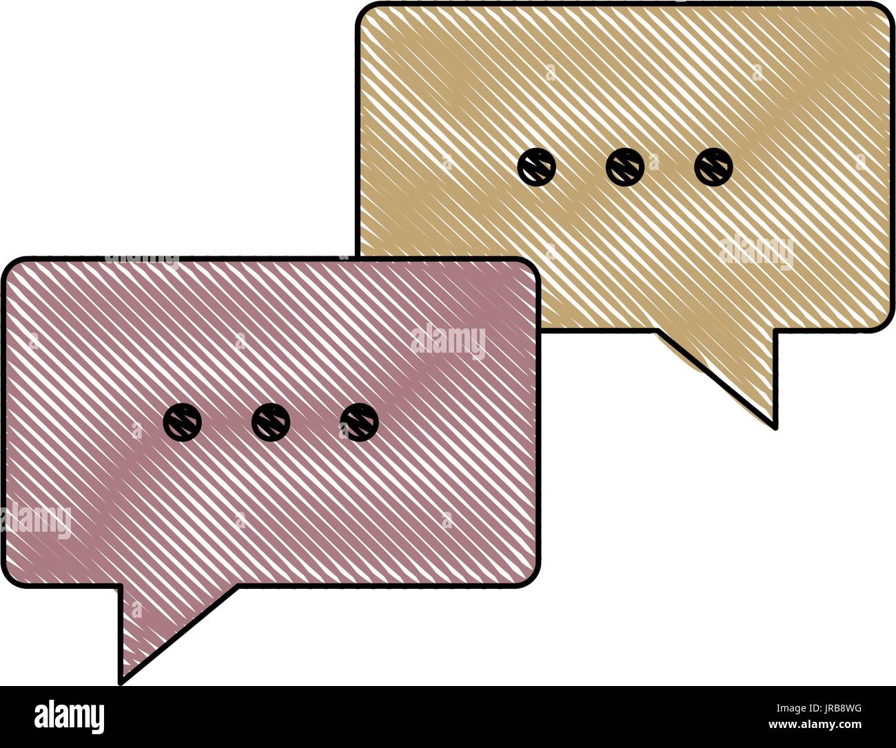 speech bubbles chat comment message image Stock Vector Image & Art - Alamy
