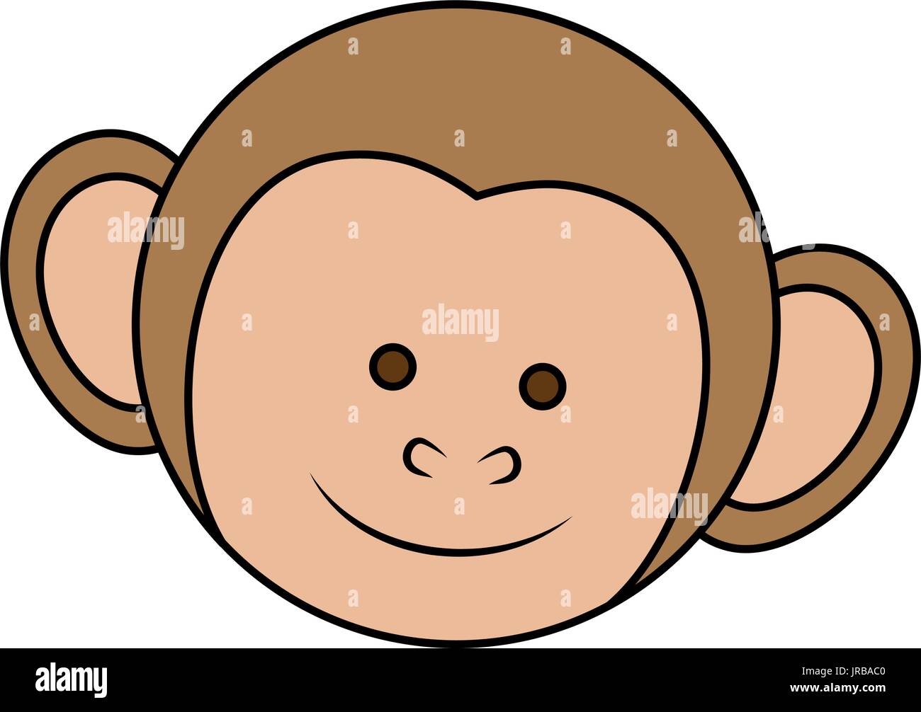 Cute monkey cartoon Stock Vector Image & Art - Alamy